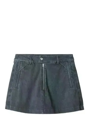 Izzue Zip-detail Skorts - Blue