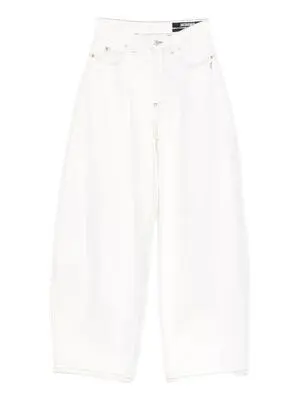 Jacquemus Le Ovalo De Nîmes Jeans Neutrals