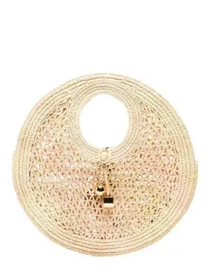 Jacquemus The Small La Spiaggia Raffia Tote Bag - Neutrals
