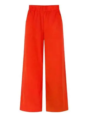 Simkhai Elasticated Palazzo Pants - Red