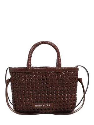 Bimba Y Lola Bimba Y Lola Plaited Leather XS Bag Nut