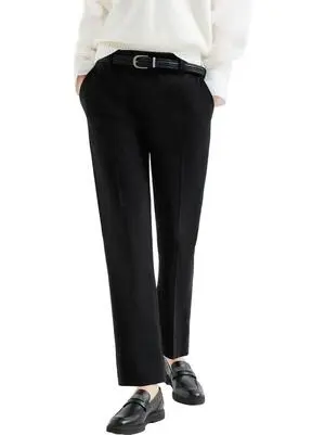 Brunello Cucinelli Cigarette Trousers - Black