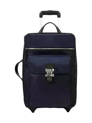 FPM MILANO Butterfly Wheeled Luggage Bag - Blue