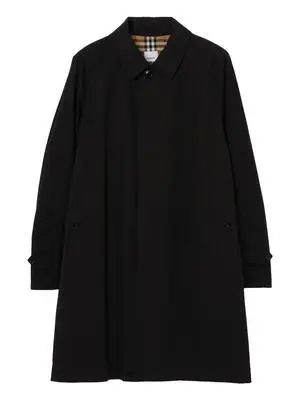 Burberry Burberry Mid-Length Tropical Gabardine Camden Car Coat Black