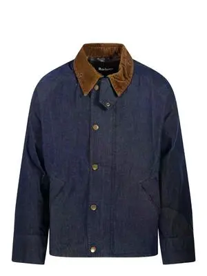Barbour Transport Denim Casual Jacket Blue