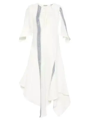 JW Anderson Asymmetric-hem Dress - White