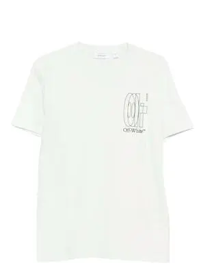 Off-White Logo-print T-shirt - Green