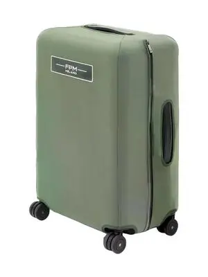 FPM MILANO Logo Luggage Cover - Green