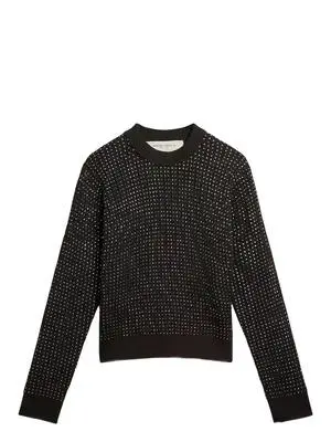 GOLDEN GOOSE Round-neck Sweater - Black