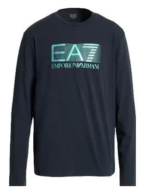 EA7 T-shirt Size Cotton, Elastane - Blue