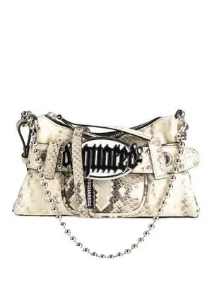 Dsquared2 Textured Ivory Cross-body Bag - White