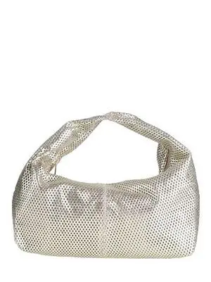 LAURA DI MAGGIO Leather Hobo Bag - Grey