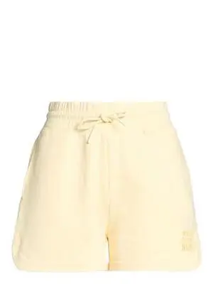 Sandro Cotton French Terry Athletic Shorts - Yellow