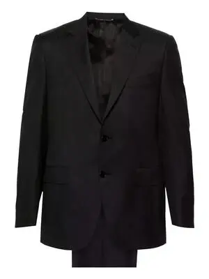 Canali Herringbone-pattern Suit Grey