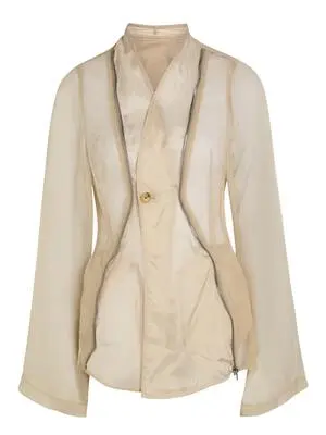RICK OWENS Rick Owens Stag Panelled Tulle Jacket