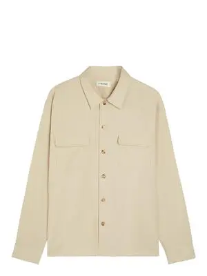 FRAME Cotton Overshirt - Beige
