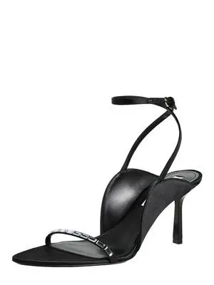Victoria Beckham Eliza Embellished Sandals - Black