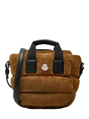Moncler Caradoc Micro Suede Tote Bag - Brown