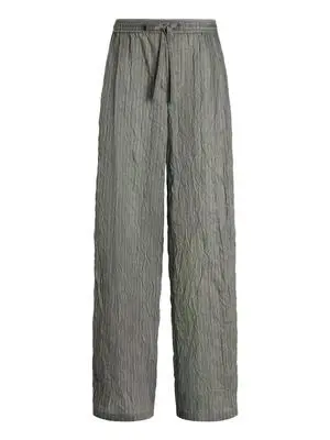 Dolce & Gabbana Linen-blend Vanity Trousers - Grey