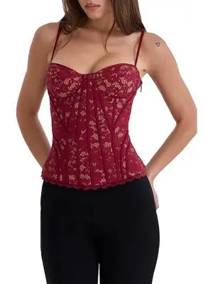 HOUSE OF CB Rania Lace Corset Top