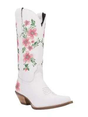 DINGO Posie Knee High Western Boot - Pink