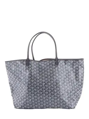 Goyard Saint Louis Tote Coated Canvas Gm Grey