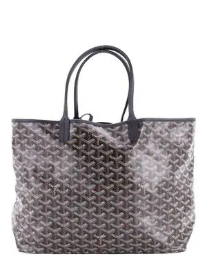 Goyard Saint Louis Tote Coated Canvas Pm Black