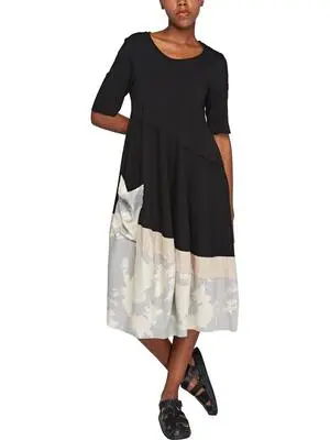 LUUKAA Selene Long Cotton Jersey Dress - Original