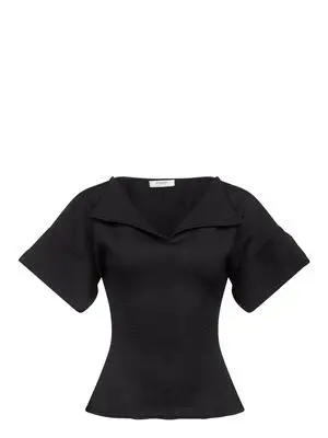 FFORME Waleska Cotton-Blend Sculpted Top