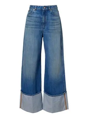 Givenchy Mid-rise Wide-leg Jeans - Blue