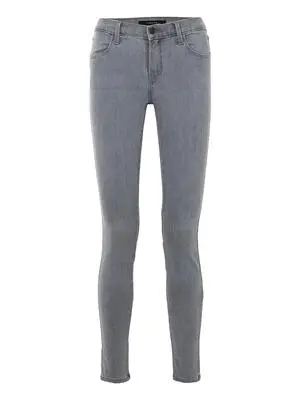 J Brand Sophia Mid-rise Skinny Jeans - Gray