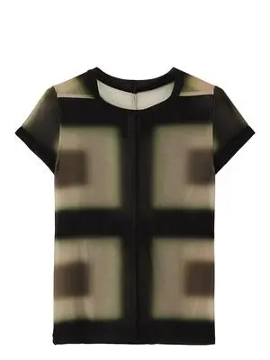 Rick Owens Stretch-mesh T-shirt - Black