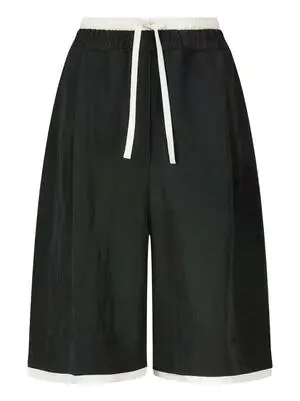STUDIO TOMBOY Culotte Style Shorts - Black