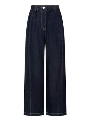 STUDIO TOMBOY Contrast-stitching Jeans - Blue