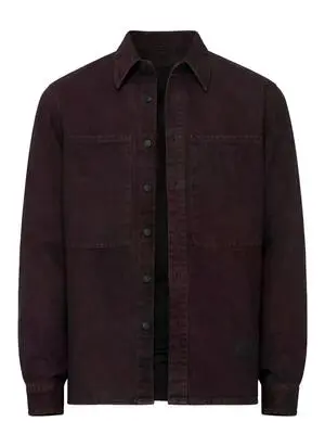 MAISON MARGIELA Long-sleeved Overshirt - Red