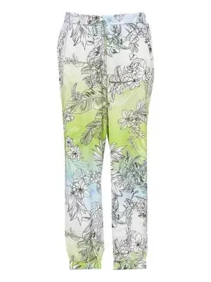 Liu Jo Floral Print Trousers - Green
