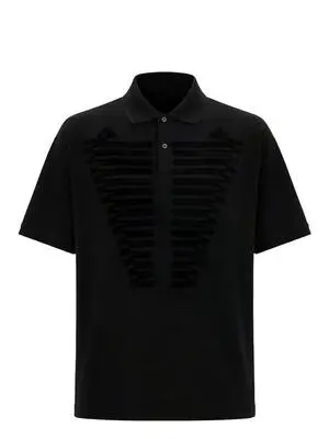 Alexander McQueen Button-fastening Polo Shirt - Black