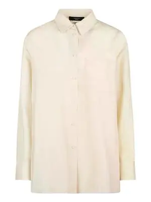 Max Mara Button-up Pocket Shirt - Neutrals