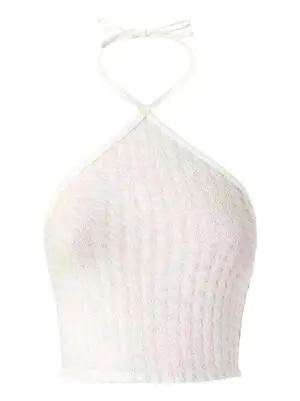 Missoni Halterneck Top - White