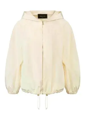 Fabiana Filippi Hooded Drawstring Coat - Neutrals
