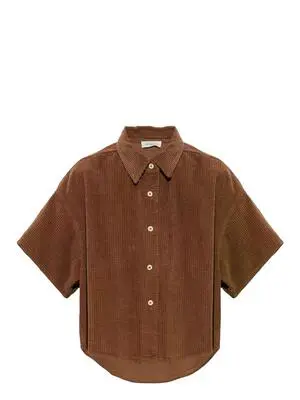 American Vintage Padow Corduroy Shirt - Brown