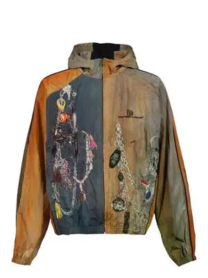 DOUBLET Hooded Lightweight Jacket - Neutrals