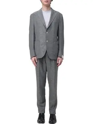 Eleventy Virgin Wool Suit Black