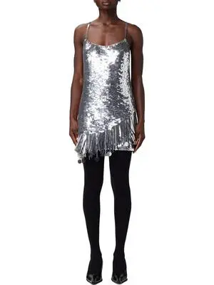 Andamane Sequin Mini Dress - Silver