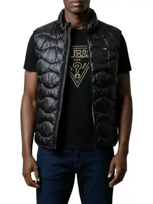 BLAUER. Blauer Quilted Technical Nylon Vest Black