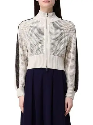 Pinko Zip-up Knit Cardigan - Grey