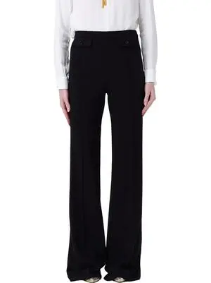 Elisabetta Franchi Tailored Wide Leg Trousers - Black