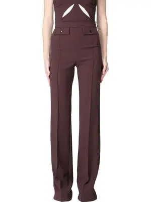 Elisabetta Franchi Tailored Wide Leg Trousers - Brown