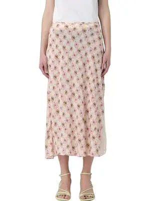 Zadig&Voltaire Floral Print Viscose Midi Skirt - Green