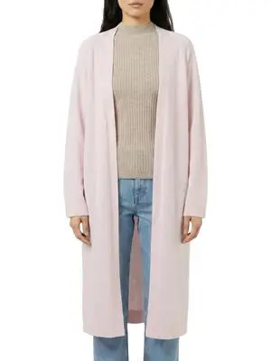 SA SU PHI Long Cashmere Silk Cardigan - Pink